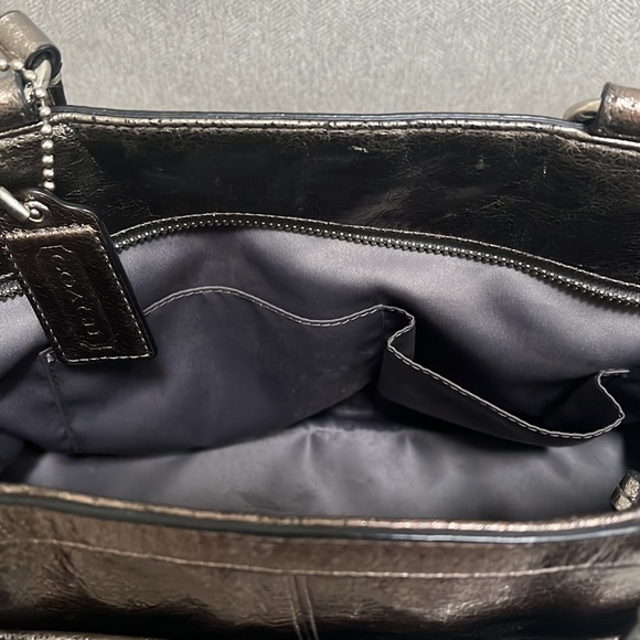 Coach | Bags | Authentic Coach Metallic Purse | Poshmark